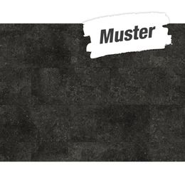 PARADOR Handmuster zum Designboden 'Modular ONE' Granit anthrazit anthrazit 8 mm