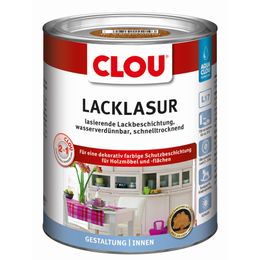 CLOU® Clou Lacklasur eichefarben seidenmatt 750 ml