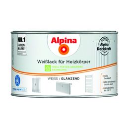 Alpina Heizkörperlack weiß glänzend 300 ml