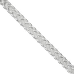 Seilflechter Birolen-Leine geflochten wei&szlig; Meterware &Oslash; 8 mm