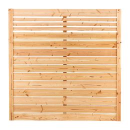 Rettenmeier Outdoor Wood Sichtschutzzaun 'NEO' holzfarben, Douglasienholz 180 x 180 cm