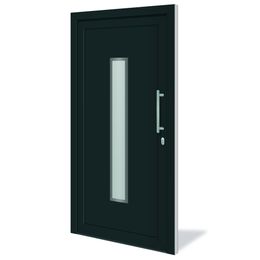 Roro Haustür 'Marl' weiß/anthrazit 1100 x 2100 mm DIN R