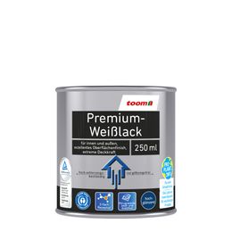 toom Premium-Wei&szlig;lack gl&auml;nzend 250 ml