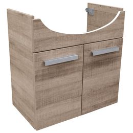 Fackelmann Waschbeckenunterschrank 'A-Vero' braun 63 x 64 x 35 cm