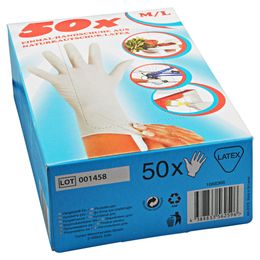 Einmalhandschuhe Gr. M/L, 50 St&uuml;ck