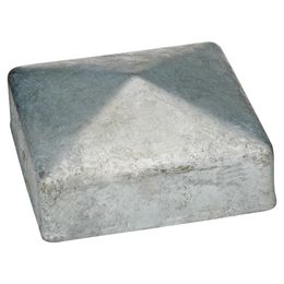 Connex Pfostenkappe silber-matt 7 x 7 cm