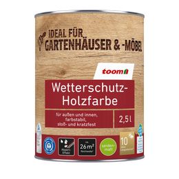 toom Wetterschutz-Holzfarbe enzianblau 2,5 l