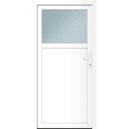 Roro Nebeneingangst&uuml;r 'Kent' rechts wei&szlig; 1100 x 2100 mm Sonderdekor