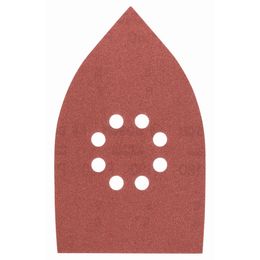 Bosch Deltaschleifblatt-Set gelocht 10 x 17 cm G180 5 Stück