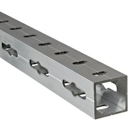 alfer Quadrat-U-Profil logika Aluminium 100 x 2,35 cm