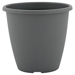 Geli Pflanztopf "Nevada" Kunststoff anthrazit &Oslash; 17 cm
