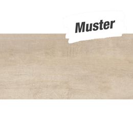 Muster zur Bodenfliese 'Legno' Feinsteinzeug grau 30,5 x 61 cm