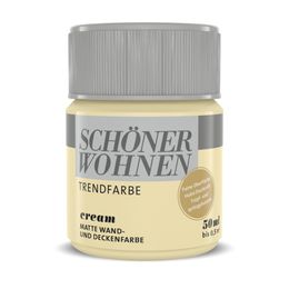 Sch&ouml;ner Wohnen Farbe Sch&ouml;ner Wohnen Farbe Trendfarbe 'Cream' cremebeige matt 50 ml
