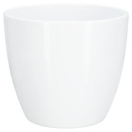 &Uuml;bertopf 'Madrid' wei&szlig; &Oslash; 19 cm