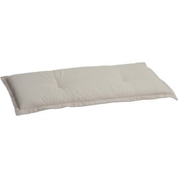 Bankauflage 'Ascot' beige 100 x 45 x 6 cm, für Zweisitzer