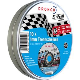 Dronco Trennscheibe Inox &Oslash; 125 x 1,0 mm 10 St&uuml;ck