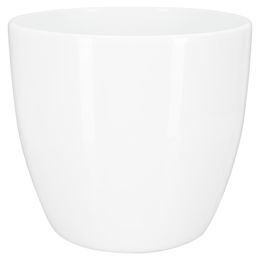 &Uuml;bertopf 'Madrid' wei&szlig; &Oslash; 25 cm