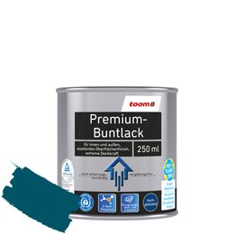 toom Premium-Buntlack petrolfarben gl&auml;nzend 250 ml