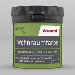 toom Wohnraumfarbe grasgr&uuml;n matt 75 ml