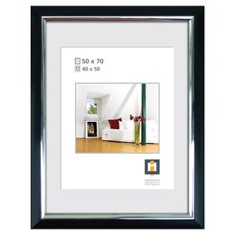 Kunststoffrahmen 50 x 70 cm schwarz