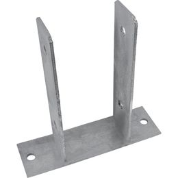 Connex Pfostentr&auml;ger silber 9 cm