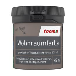 toom Wohnraumfarbe braun matt 75 ml