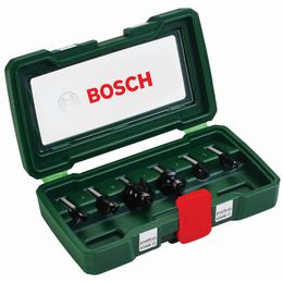 Bosch Fr&auml;ser-Set 6-teilig &Oslash; 8 mm