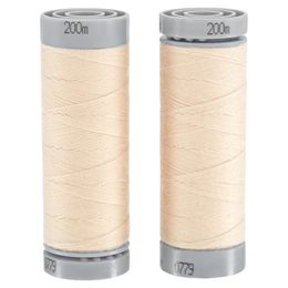 GERSTER N&auml;hgarn Polyester beige 2,2 x 9 cm
