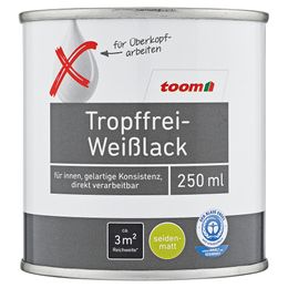 toom Wei&szlig;lack seidenmatt 250 ml