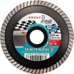 Dronco Diamant-Trennscheibe Feinsteinzeug &Oslash; 115 mm