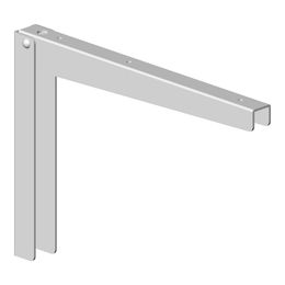 Element System Regaltr&auml;ger-Konsole 'Klapp' titanwei&szlig; 28 cm