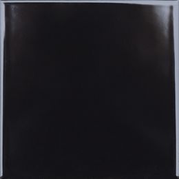 Wandfliese 'Jna' Steingut schwarz 14,8 x 14,8 cm