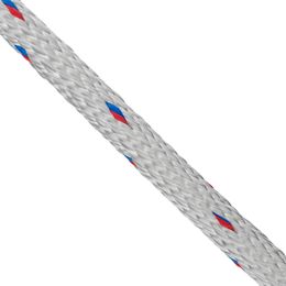 Seilflechter Schlangentau spiralgeflochten wei&szlig; Meterware &Oslash; 10 mm