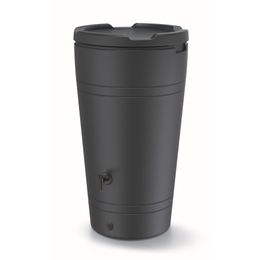 Prosperplast Regentonne 'Tube' anthrazit 230 l mit Hahn