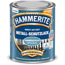 hammerite Metallschutzlack Hammerschlag-Effekt metallblau 250 ml