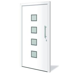 Roro Haust&uuml;r 'Toronto' wei&szlig; 1100 x 2100 mm DIN R