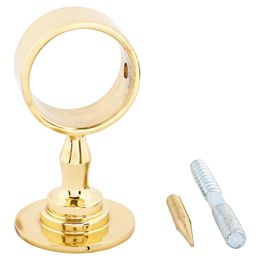 Seilflechter Zwischentr&auml;ger inkl. Schraube golden &Oslash; 35 mm