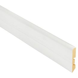 Sockelleiste MDF 2600 x 58 x 10 mm Nussbaum