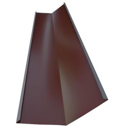 Kehlrinne mahagonifarben verzinkt 100 x 41,6 x 0,04 cm