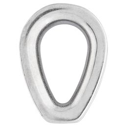 Seilflechter Kausche extra schwer Edelstahl A2 Ø 6 mm