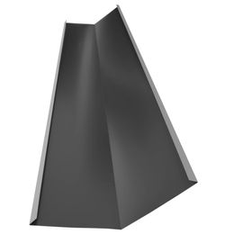 Kehlrinne grau verzinkt 100 x 41,6 x 0,04 cm