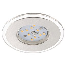 Briloner LED-Einbauleuchten 5,5 W &Oslash; 8 cm 3 St&uuml;ck aluminiumfarben