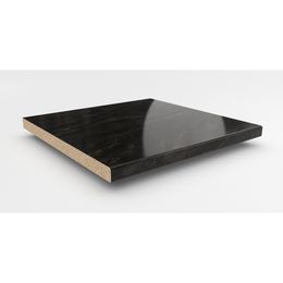 GetaElements K&uuml;chenarbeitsplatte 'BZ173 SI' 2960 x 600 x 39 mm bronzit schwarz