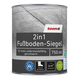toom 2in1 Fu&szlig;bodenlack cremewei&szlig; 750 ml