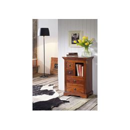 Kommode Akazie 55x40x80 nougat lackiert OXFORD #503
