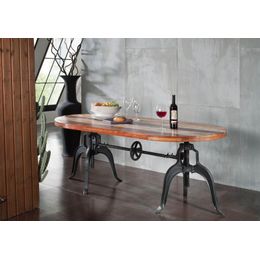 Tisch Altholz 180x100x75 mehrfarbig lackiert INDUSTRIAL #04