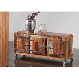 Sideboard Altholz 126x40x56 mehrfarbig lackiert FREEZY #04