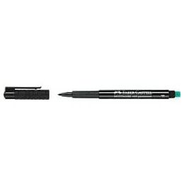 Faber-Castell Multimark OHP-Marker Fein Rundspitze 0.6 mm Schwarz 10 Stück