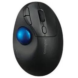 Kensington Pro Fit Ergo TB450 Kabellose Trackball-Maus K72194WW 50 % Recycelter Kunststoff Scrollring F&uuml;r Rechtsh&auml;nder Bluetooth/USB-A Nano-Empf&auml;nger Schwarz
