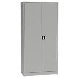 Universal Schrank Metall 4 Fachböden 950 x 400 x 1.950 mm Grau